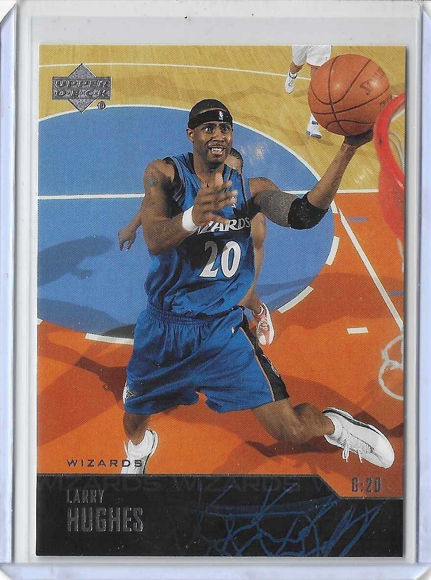2003-04 Upper Deck Basketball Larry Hughes Card #290 Washington Wizards ...