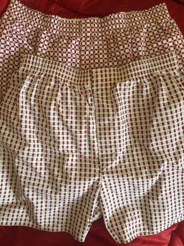 (2) 34" 36" Barrington Men's Vintage Geometric M L Fly Boxer Shorts ...