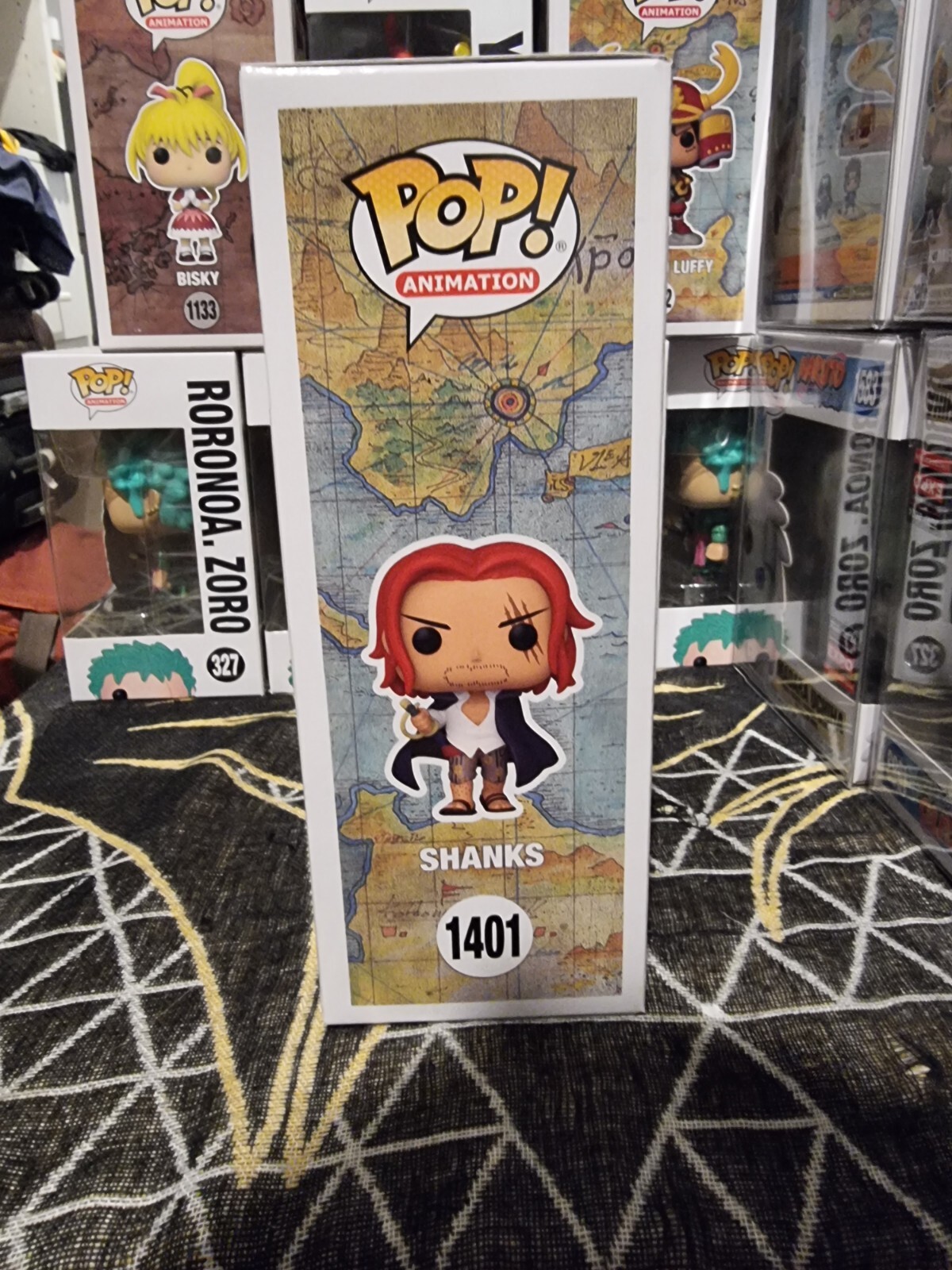 RARE NEW C2E2 2024 FUNKO POP ONE PIECE SHANKS WANTED POSTER SHARED ...