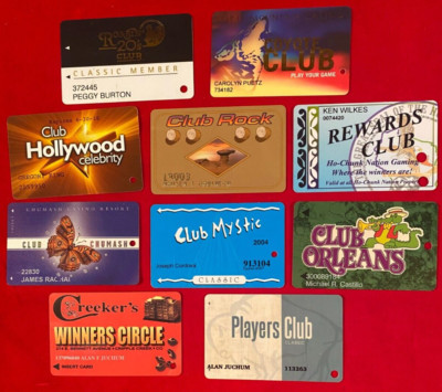 Casino Slot Club Cards - Lot of 10 from 10 Different States | eBay