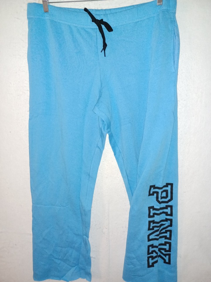 Victoria Secret PINK Sweatpants Boyfriend Wide Leg Pants XS S M L XL ...