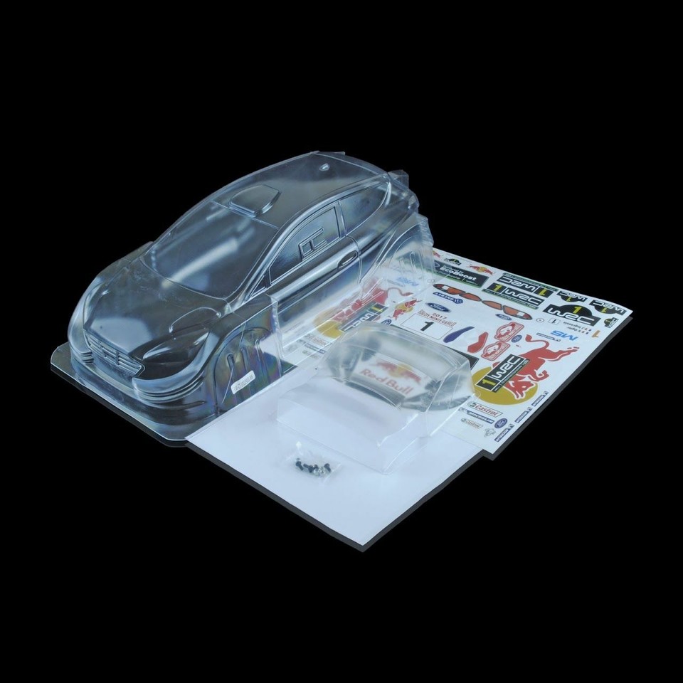 1/10 Lexan Clear RC Car Body Shell for FORD FIESTA RALLY WT200mm | eBay