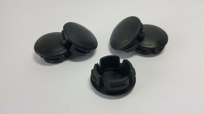 20mm_100 Plugs Black Hole Plugs Plastic Blanking Inserts Masking ...