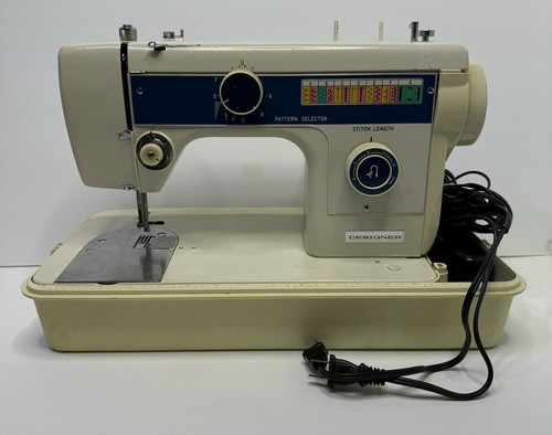Janome Sewing Machine With Foot Pedal Model 793 Works Top Of Case ...