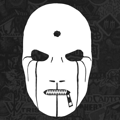 Slipknot Eloy Casagrande Mask New Drummer Logo Die Cut Vinyl Decal ...
