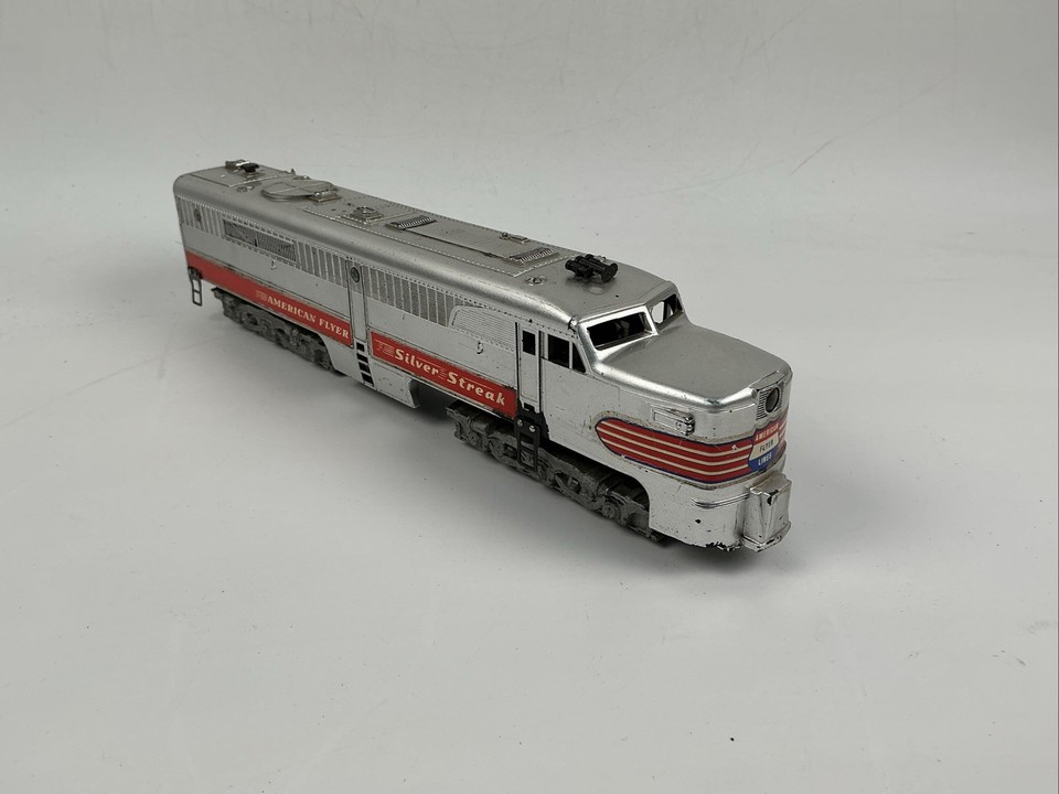 American Flyer S Gauge No. 405 Diesel A Unit Silver Streak for Parts or ...