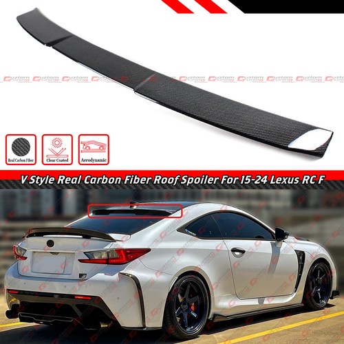 FOR 2015-24 LEXUS RC300 RC350 RC F V STYLE CARBON FIBER REAR WINDOW ...