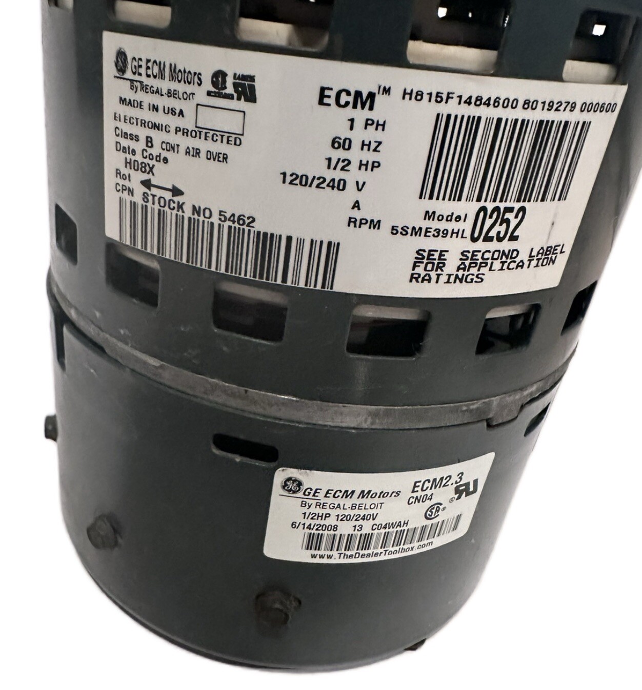 GE ECM MOTORS 5SME39HL 0252 BLOWER MOTOR ,1/2HP-120/240 | eBay