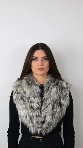 Fur fox collar, real fur stole, fox collar | eBay