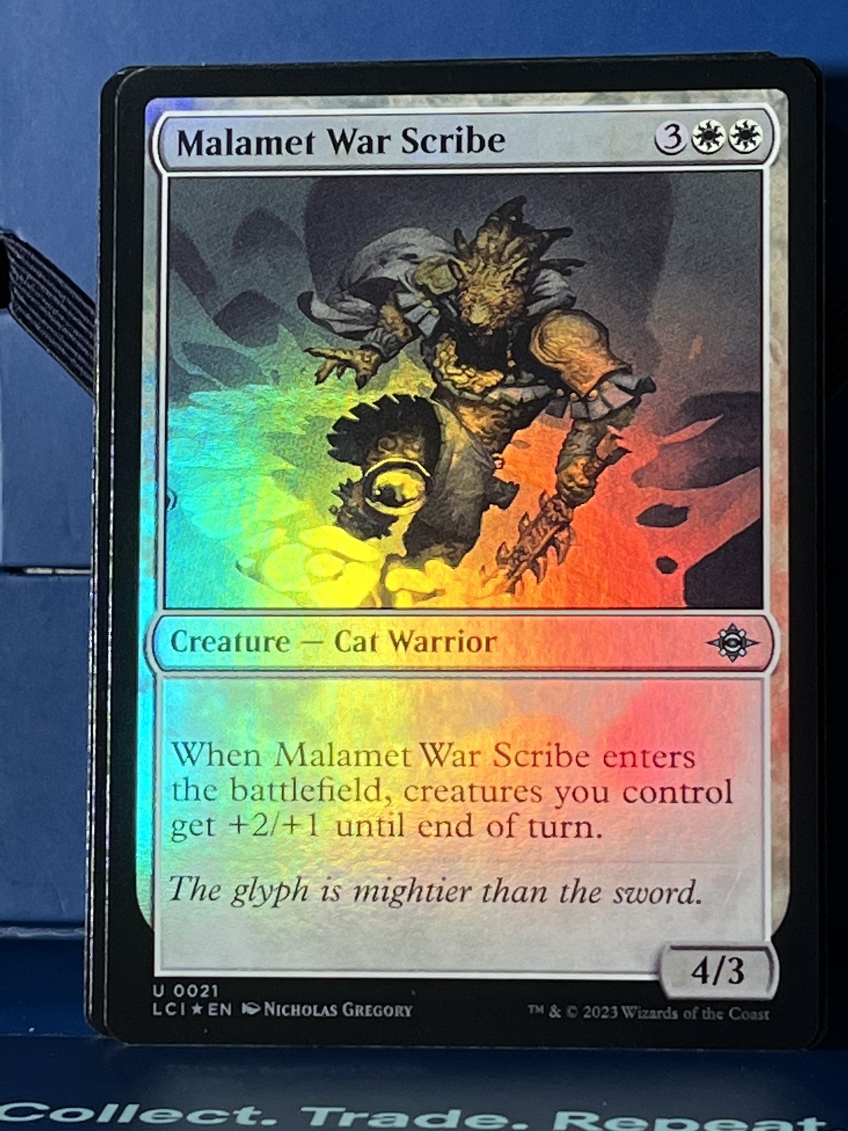 MTG Ixalan Malamet War Scribe Foil LCI NM | eBay