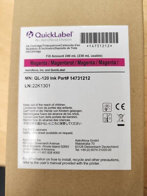 QuickLabel QL-120 240ml 14731212 magenta | eBay