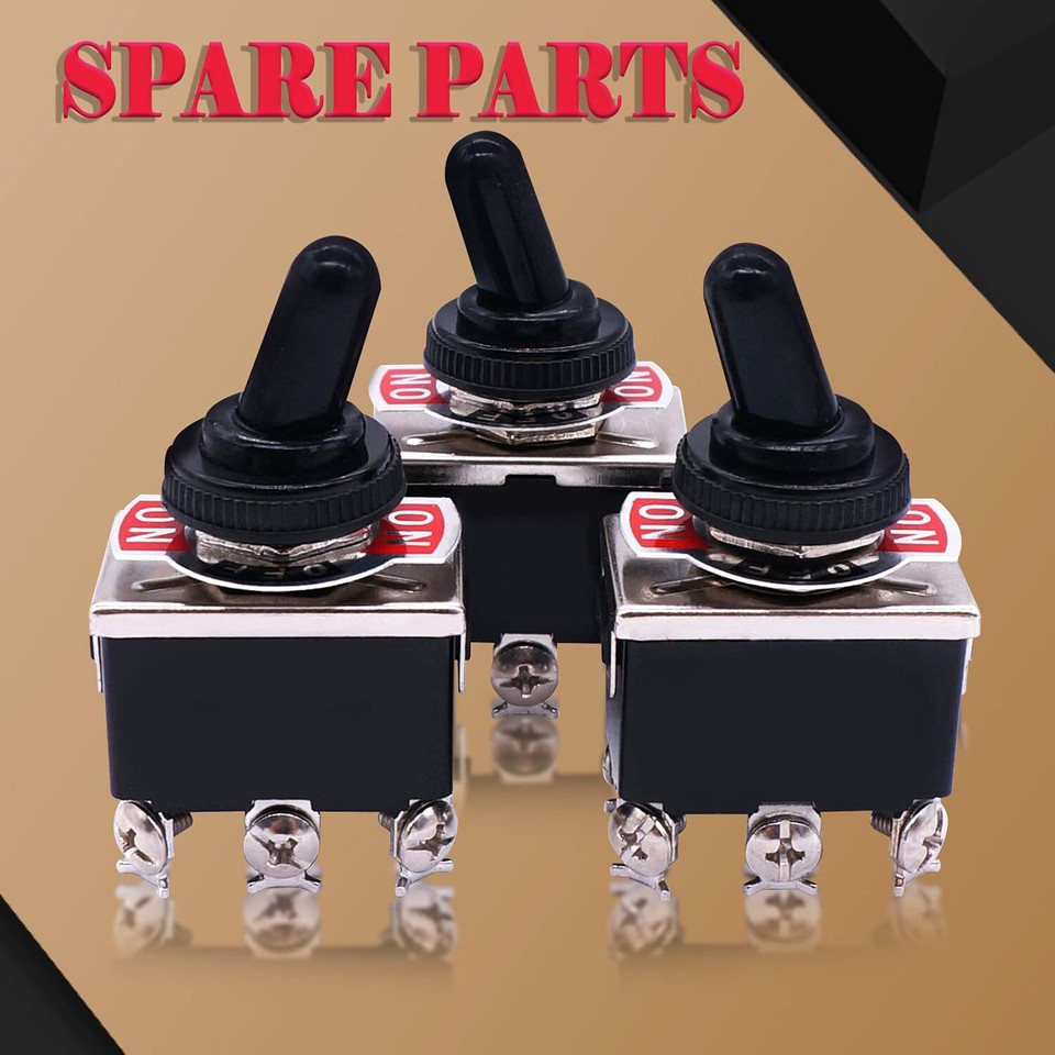 Twidec/3Pcs Heavy Duty Rocker Toggle Switch 16A 250V AC DPDT 3 Position ...