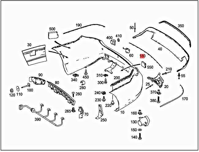 Genuine MERCEDES A207 C207 E-CLASS Convertible Coupe Trim strip ...