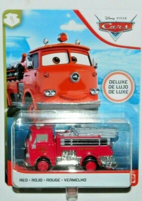 DISNEY PIXAR CARS DELUXE SIZE RED THE FIRE TRUCK VHTF | eBay