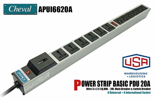 (USA) Power Strip 12 mix Outlets 10ft Extension Cord Heavy Duty ...