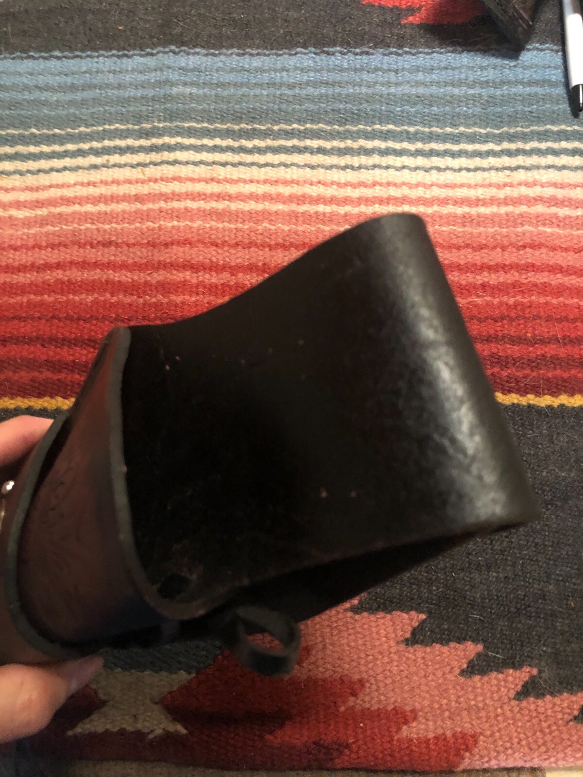 Fits Colt SAA 1873 4 3/4" Revolver Western Drop Leather Holster Floral ...