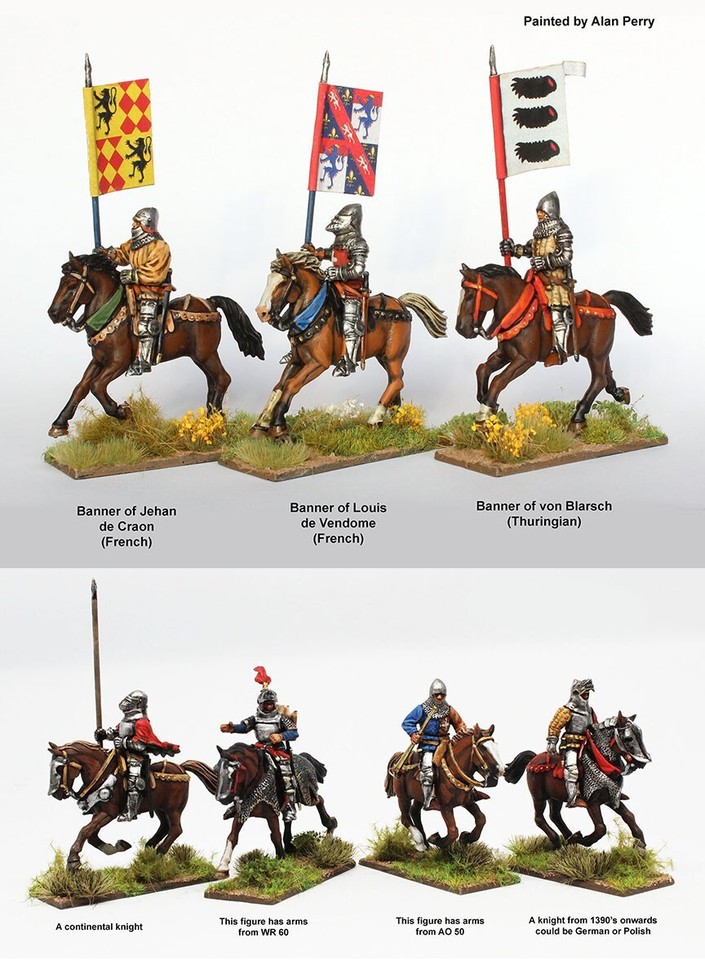 Perry Miniatures AO70 - Agincourt Mounted Knights 1415-1429 - 28mm ...