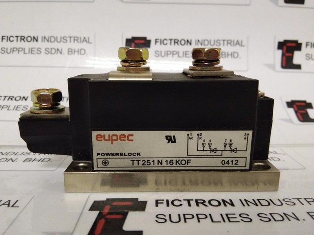 Eupec Powerblock TT251N16KOF Power Thyristor Module for sale online | eBay