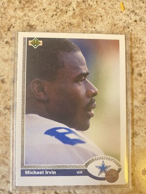 1991 Upper Deck #107 Michael Irvin Dallas Cowboys Football Card | eBay