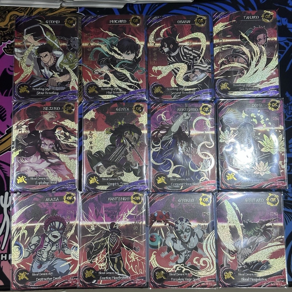 Aikaho demon slayer booster box trading cards BP cards LBP card SP set ...