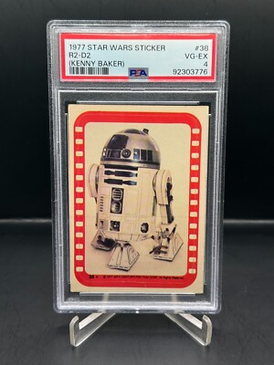1977 Topps Star Wars Stickers R2-D2 (Kenny Baker) #38 PSA 4 | eBay
