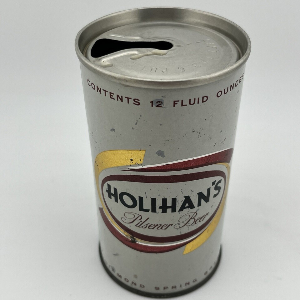 HOLIHAN'S PILSENER PULL TOP BEER CAN~DIAMOND SPRINGS BRG.,LAWERENCE ...
