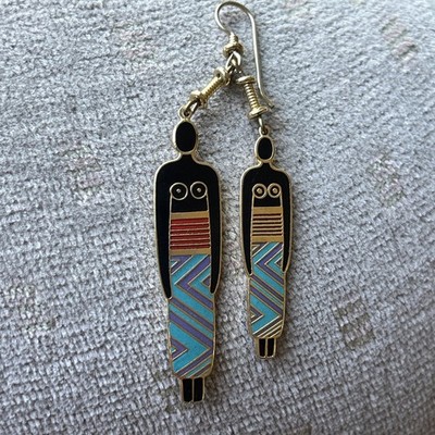LAURA BURCH vintage earring TRIBAL WOMEN single | eBay