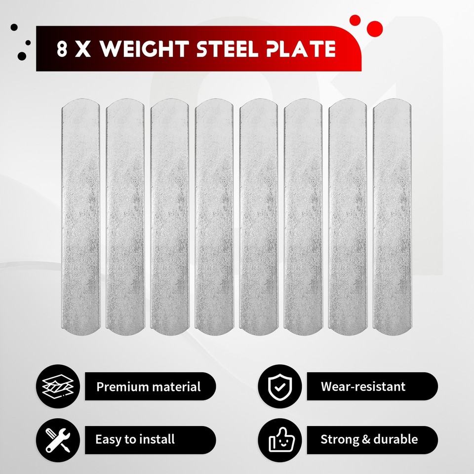 8Pcs Weight Steel Plate Load-Bearing Training Accessories for Weighted ...