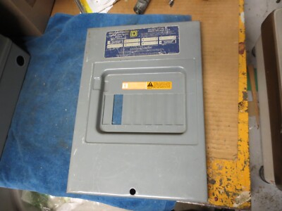 Square D 8 Space Breaker Box Cover Panel 12 3/4" X 9 QO6-12L100s | eBay