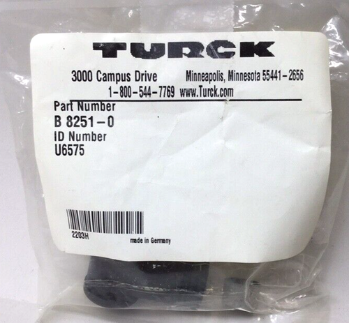 Turck B 8251-0 Connector 5 Pin B82510 U6575 | eBay