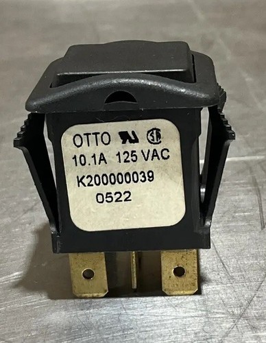 OTTO - ROCKER SWITCH - 120/250VAC - 10.1A - 6 TERMINAL - K200000039 Nos ...