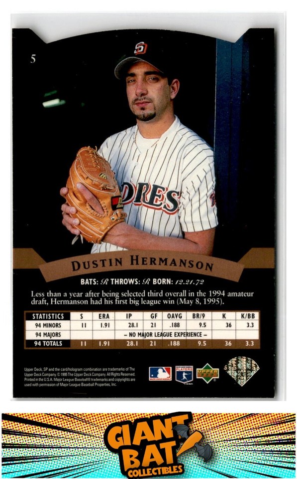 1995 SP #5 Dustin Hermanson | eBay