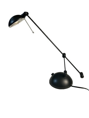 Vintage Vanderwall EL 2072D Counter Balance Halogen Desk Lamp Black ...
