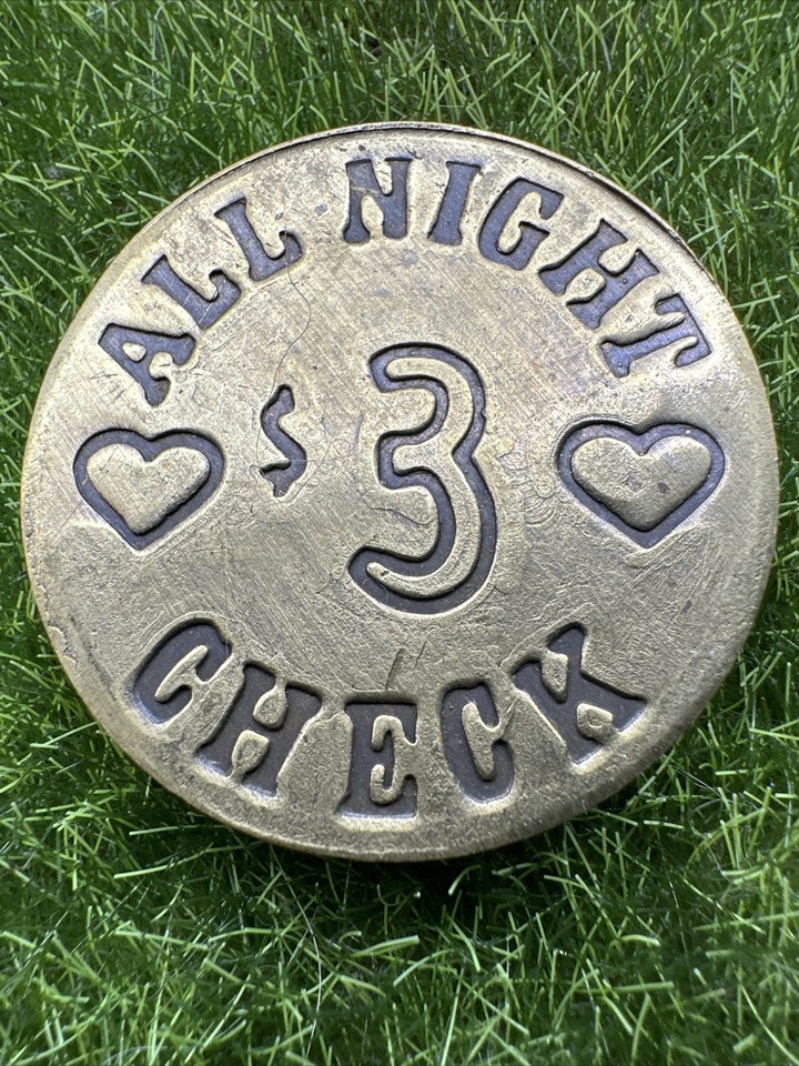 Swede's Saloon Good For All Night Brothel Cat House Whiskey Token Yuma ...