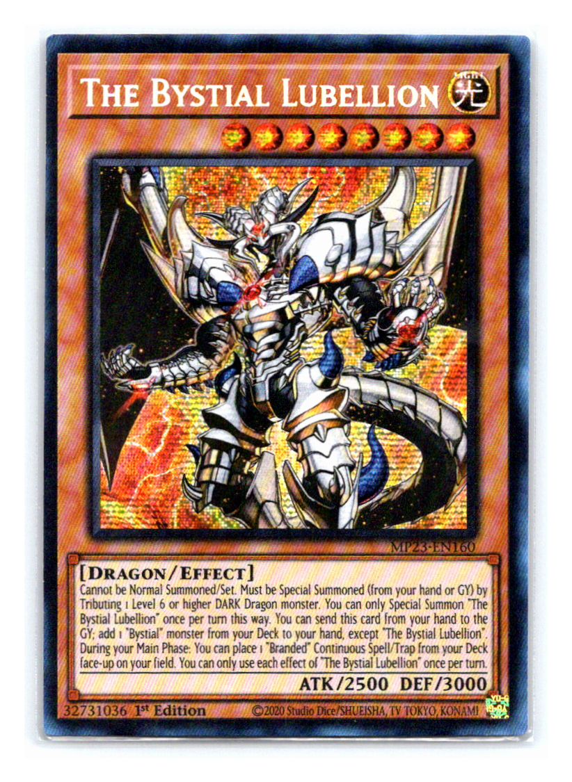 The Bystial Lubellion - MP23-EN160 - Prismatic Secret Rare - 1st ...
