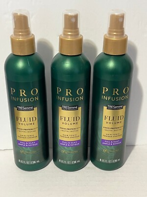 3 Pack Tresemme Pro Infusion Fluid Volume Full & Silky Hair Tonic Spray ...