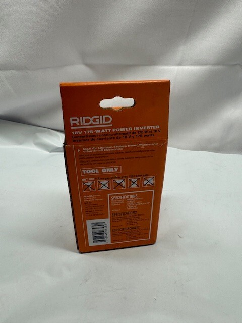Ridgid AC86097 18V Cordless 175-Watt Power Inverter (Tool Only)*New | eBay