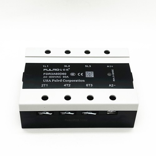 FULRD Three-phase Solid State Relay FDR3-D4860Z 60A DC-AC 24-480VAC 3 ...