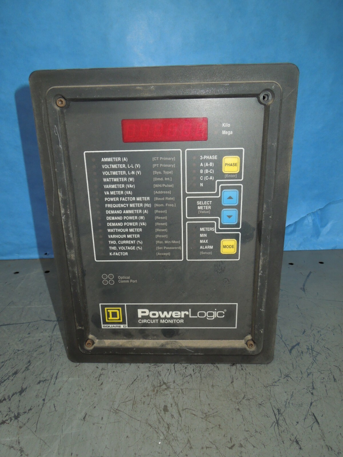 Square D Powerlogic Power Meter 3020 CM-2150 & 3090 VPM-277-C1 Used | eBay