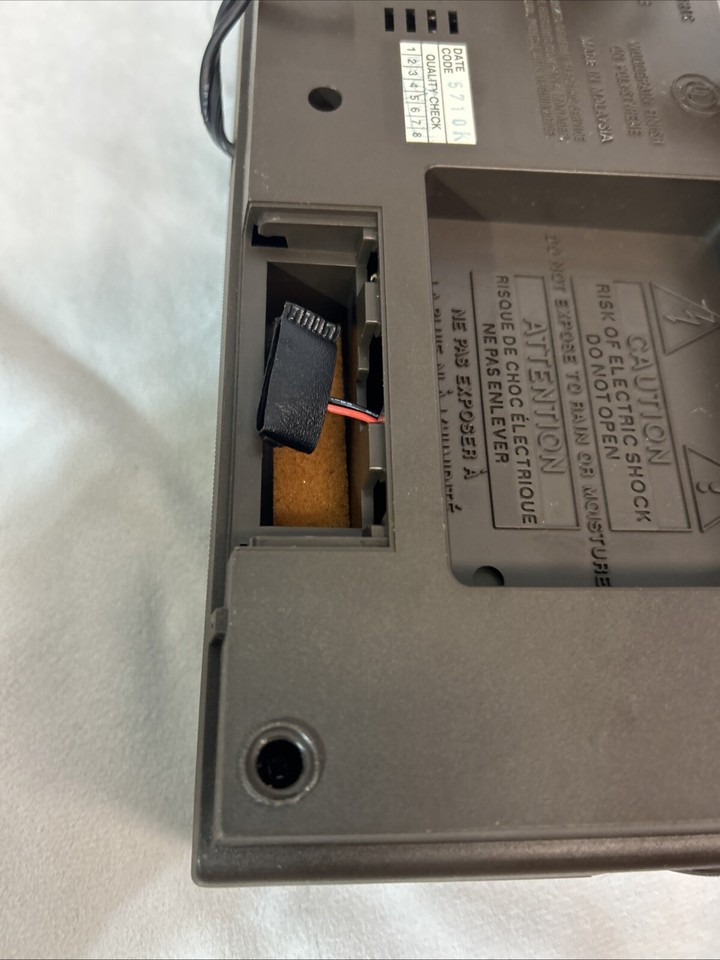 Vtg GE General Electric 7-4634B AM/FM Alarm Clock Radio 1980s Wood ...