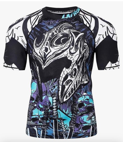 LAFROI BURST "DRAGON" RASH GUARD, MEN'S XXL, MAXIMUM PERFORMANCE, NWT ...