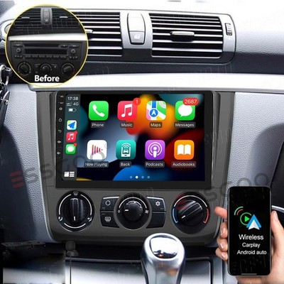 Carplay For BMW 1 Series E88 E82 E81 E87 Car Radio Stereo GPS Sat Navi ...