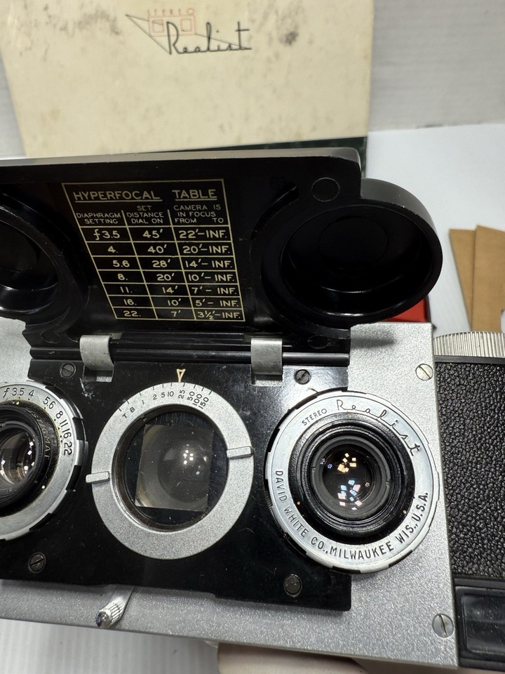 STEREO REALIST CAMERA & Viewers Stereoscopic Bundle With Original Box ...