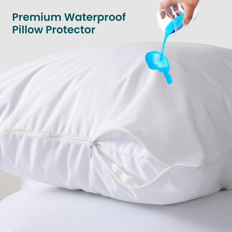 Zippered Mattress Encasement Bed Bug Proof Waterproof Mattress Cover ...