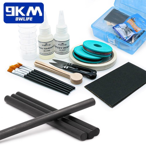 Fishing Rod Repair Kit no Glue 1mm~10mm*10cm Carbon Sticks Broken ...