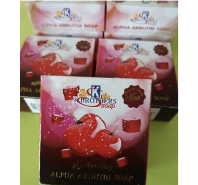 12x K.brothers Thai Alpha Arbutin Soap Reduce Acne Anti Aging Whitening ...
