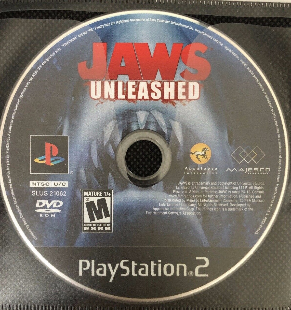 PS2: Jaws Unleashed (Disc Only) | eBay