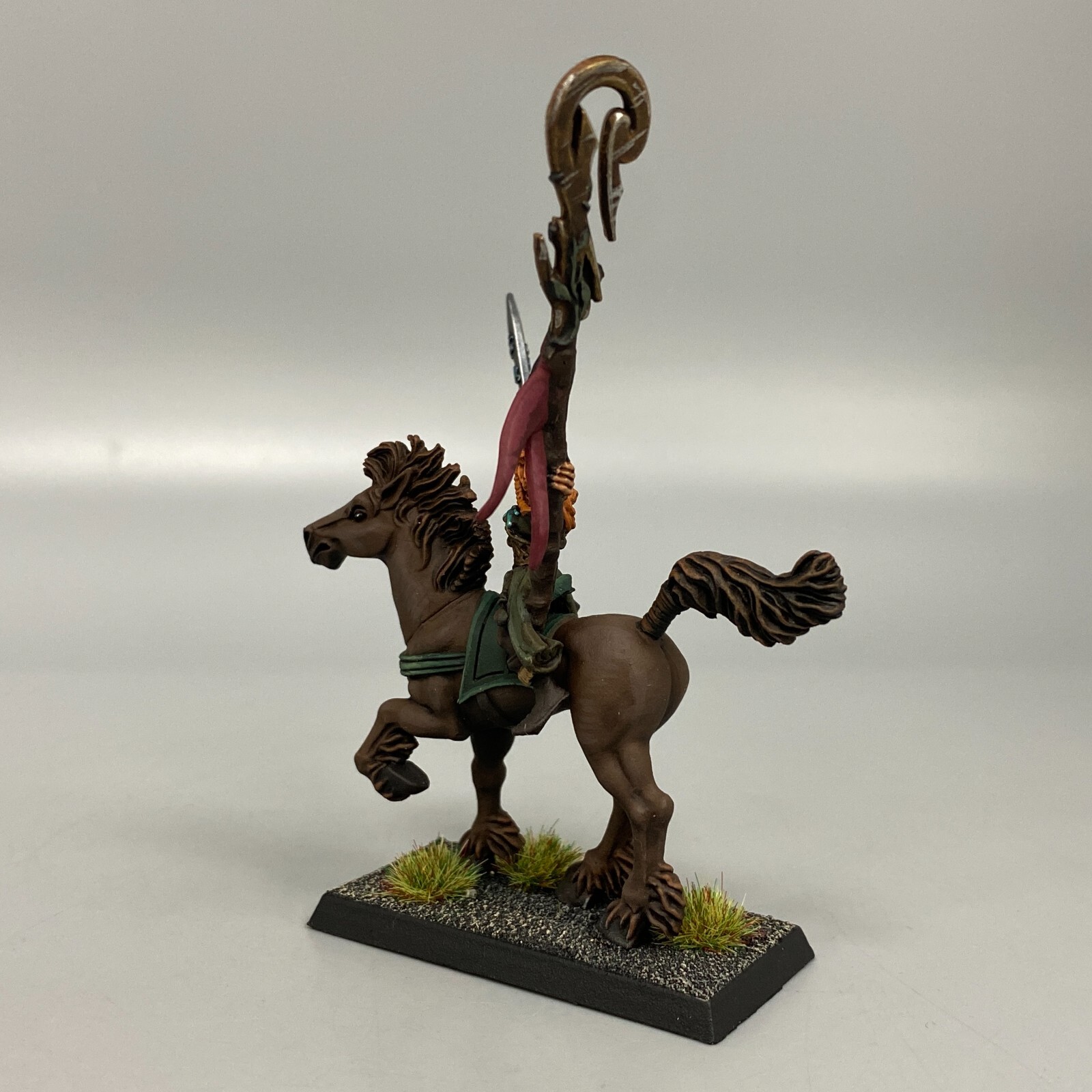 CONVERTED WOOD ELF MAGE SORCERESS MOUNTED WARHAMMER FANTASY THE OLD ...