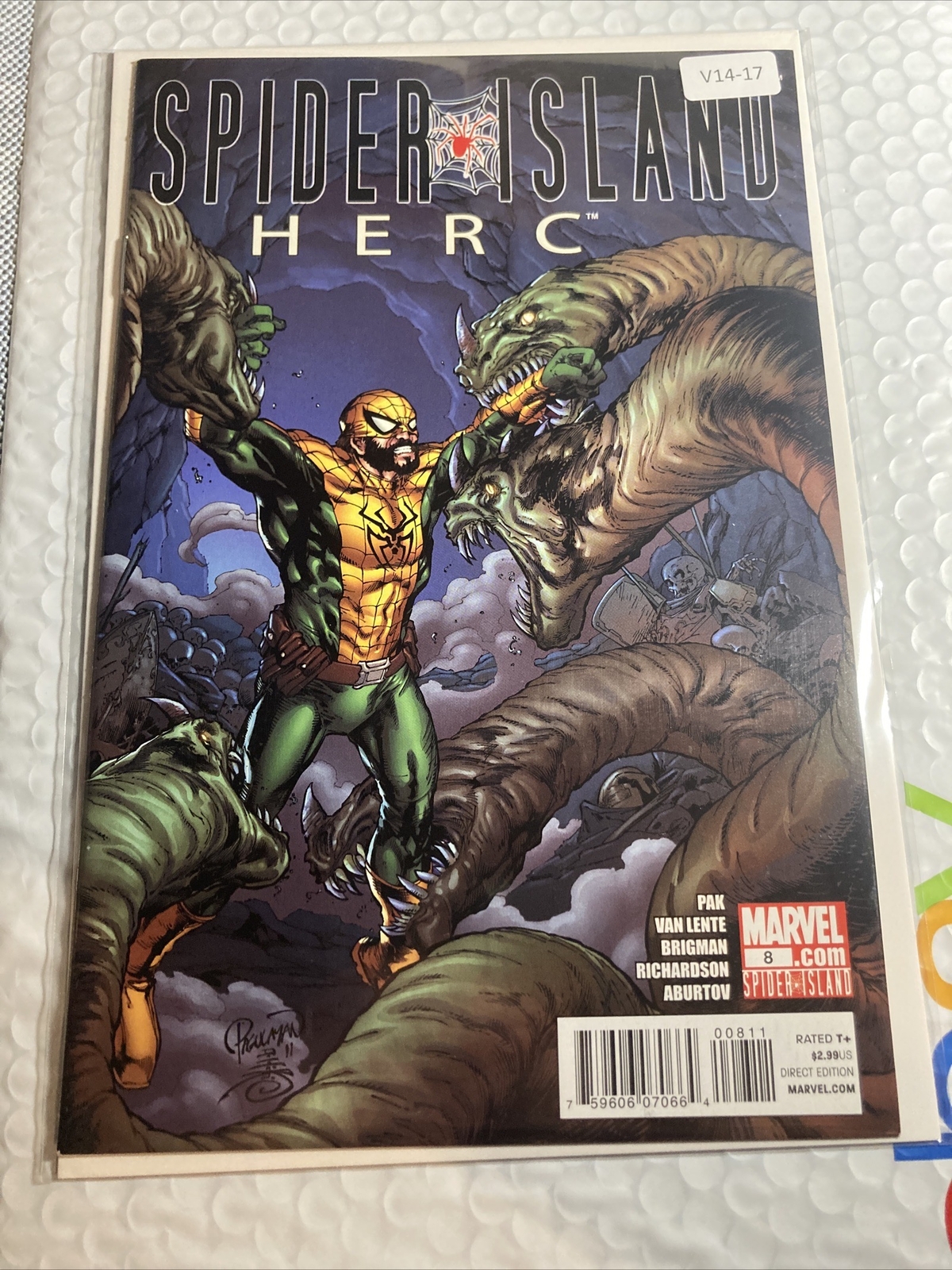 Spider Island Herc 8 MARVEL COMIC BOOK HIGH GRADE 9.2 V14-17 | eBay