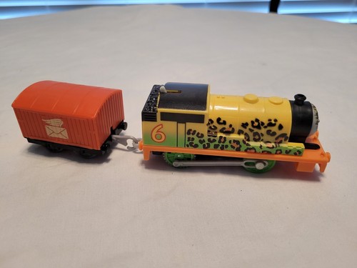 Thomas&Friends Trackmaster Animal Party Leopard Percy Motorized Train ...